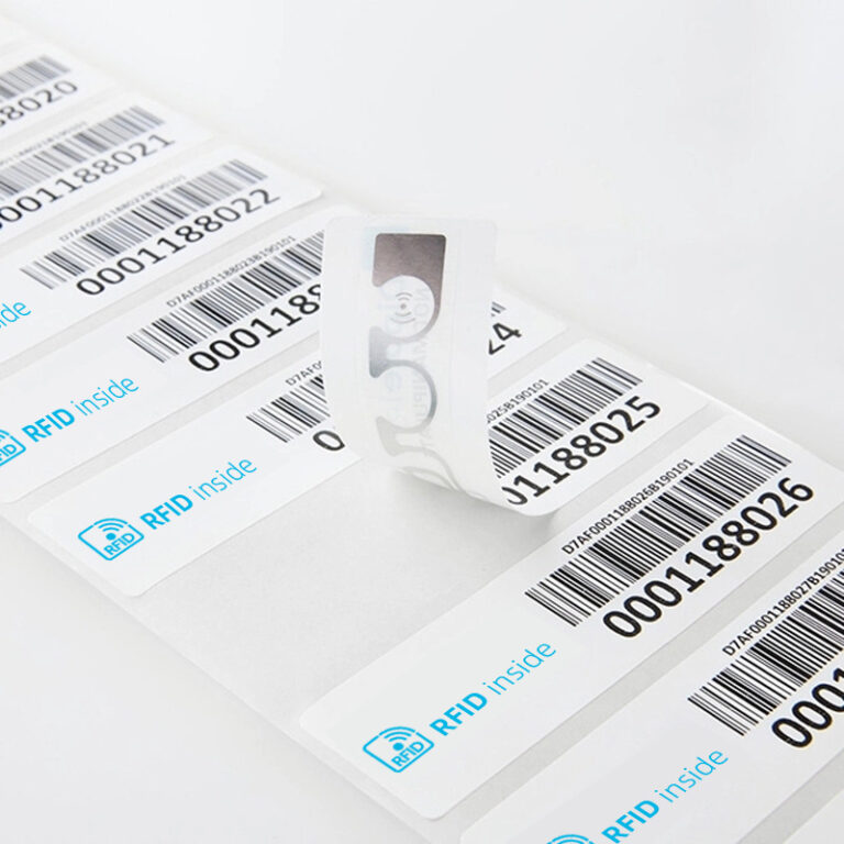860~960 MHz Customized Printed Passive RFID UHF Sticker Tag